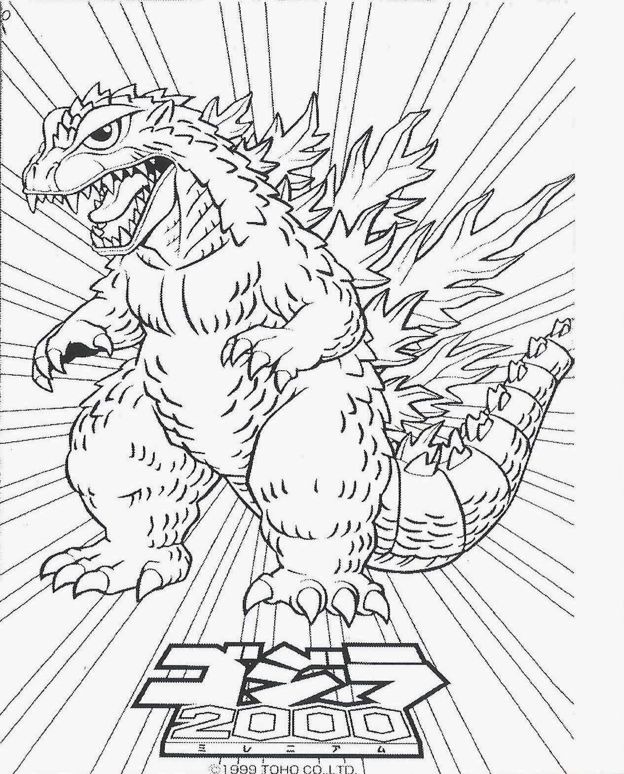 Printable Shin Godzilla Coloring Pages